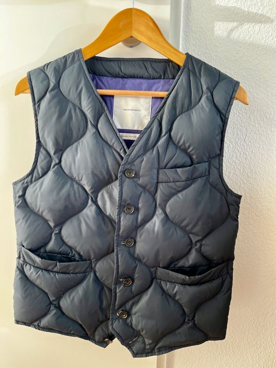 Timothy Everest Navy Daunen-Steppweste, Grösse S | Kaufen auf Ricardo