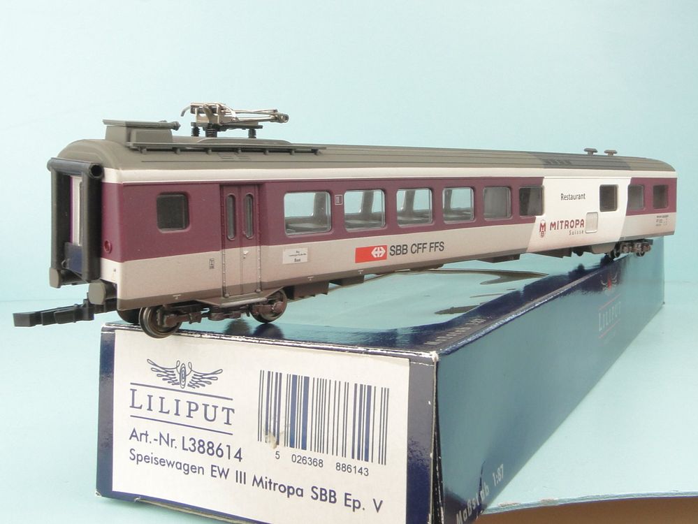 Liliput L3888614 SBB Speisewagen Mitropa (Gebraucht) in Bülach für CHF 45 – mit Lieferung auf ...