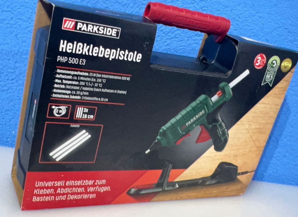 PARKSIDE HeissKlebePistole PHP500E3 …NEU & Original verpackt (Neu und originalverpackt) in ...