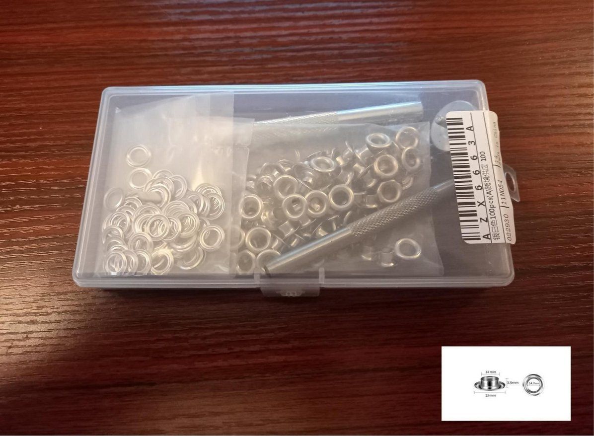 Kit Befestigung 14-mm Ösen - Kit pour fixer œillets 14mm (Neu und ...