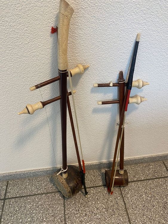 2 Tro Khmer - aus Kambodscha alte Musik Instrumente (Gebraucht) in ...