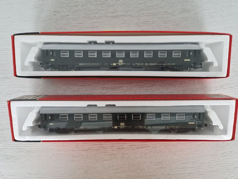 Jouef - H0 - 2x DB 2. Klasse Personenwagen - OVP ungeöffnet (Neu und ...
