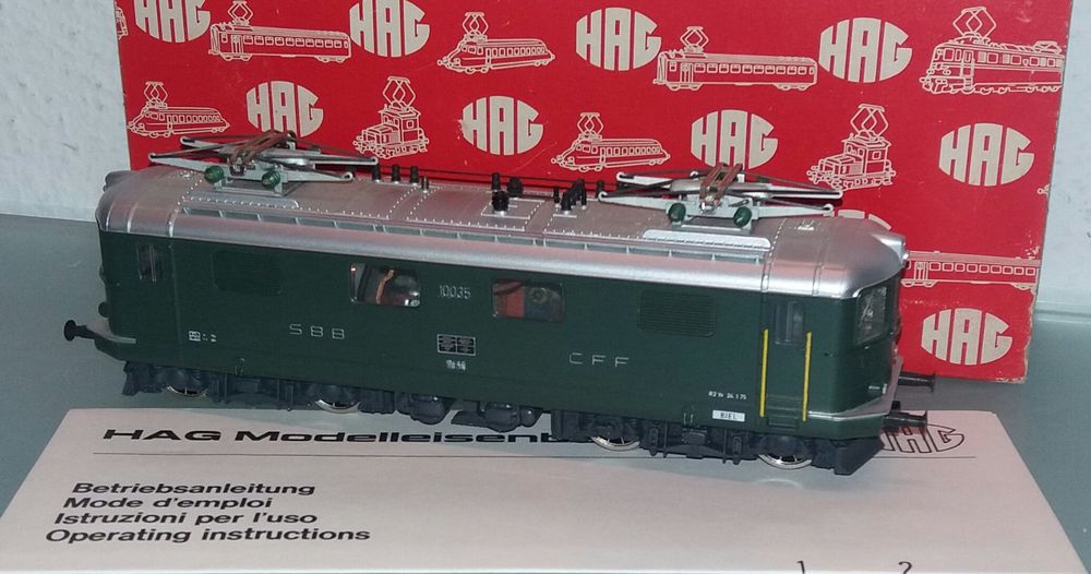 HAG 220 E-Lok Re 4/4I SBB H0 WS Analog (Gebraucht) in Giebenach für CHF 119 – mit Lieferung auf ...