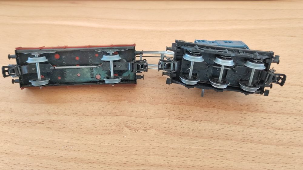 H0 Märklin Art.Nr 4611 + 4671 Kranwagen mit Beiwagen (Gebraucht) in ...