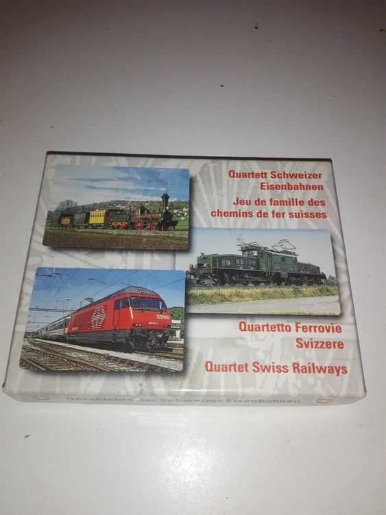 Quartett - Schweizer Eisenbahnen (Gebraucht) in St.Gallen für CHF 5 – mit Lieferung auf Ricardo ...