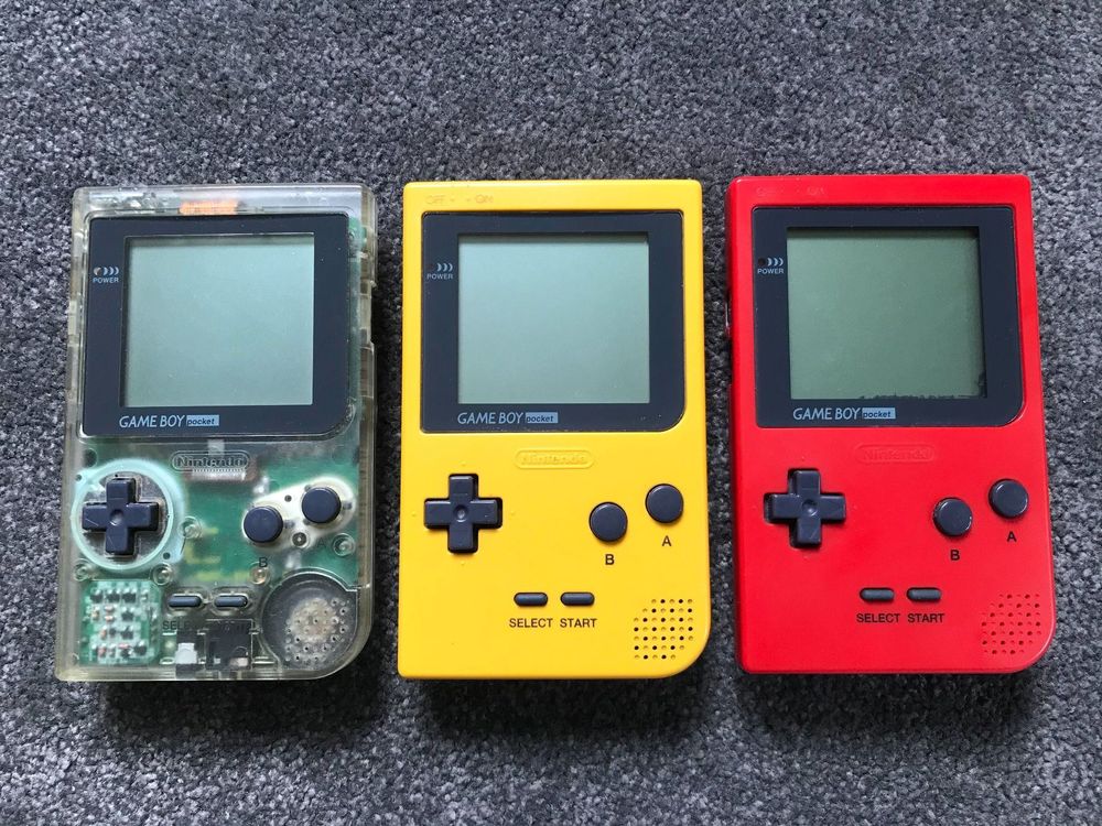3 Nintendo Game Boy Pocket – 1996 (Defekt) in Basel für CHF 75 – mit ...