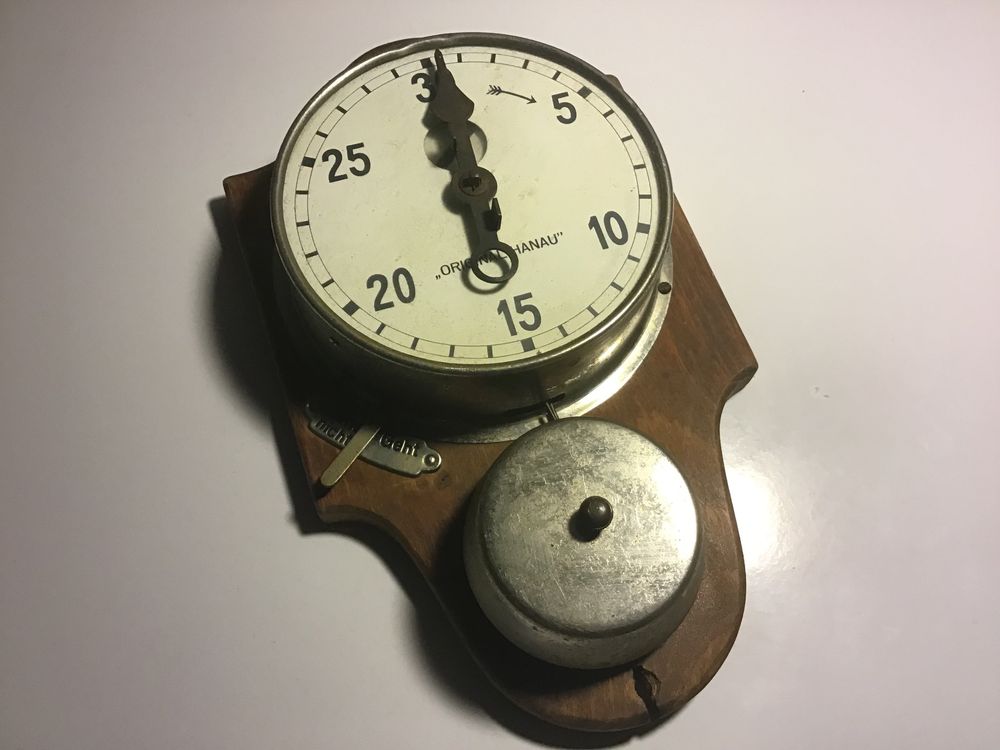 Uralte Küchenuhr/Timer "ORIGINAL HANAU" Läuft (Gebraucht) in ...