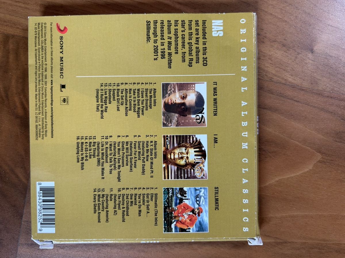 NAS - Original Album Classics - 3CD Set - Great Cond! (Gebraucht) in ...