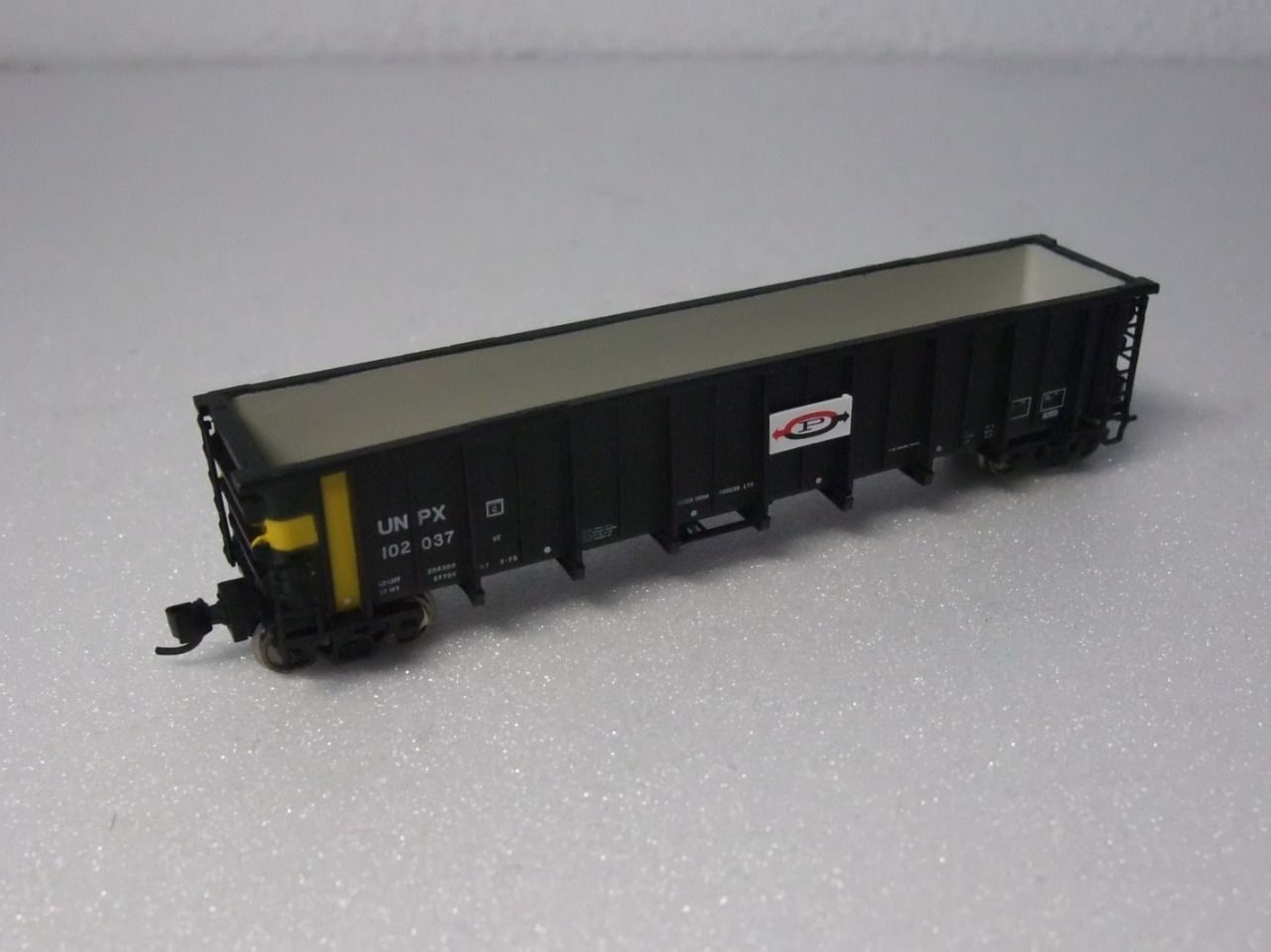 NEU! Los NARC Gondola 4000 cu.ft Procor UNPX 102037 & 102096 (Neu und ...