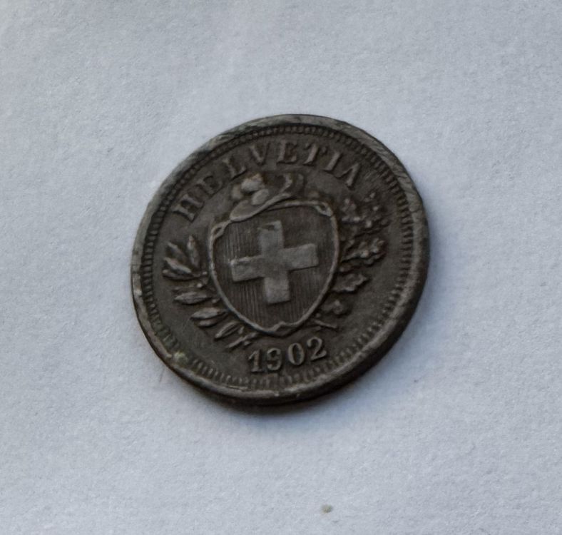 1902 1 Rappen vz (Gebraucht) in Kirchberg SG für CHF 45 – mit Lieferung auf Ricardo kaufen