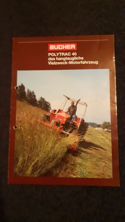 Bucher Polytrac 40 Prospekt | Kaufen auf Ricardo