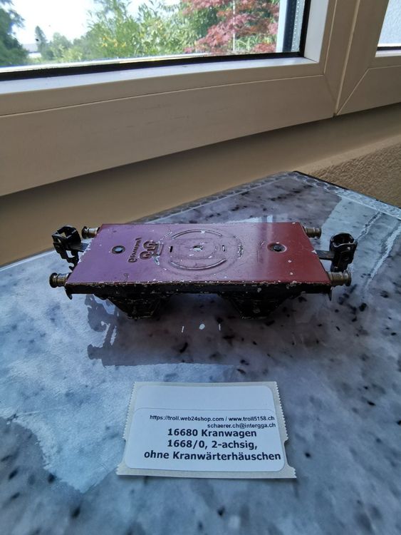 16680 Märklin Kranwagen 1668/0 Spur 0 | Kaufen auf Ricardo