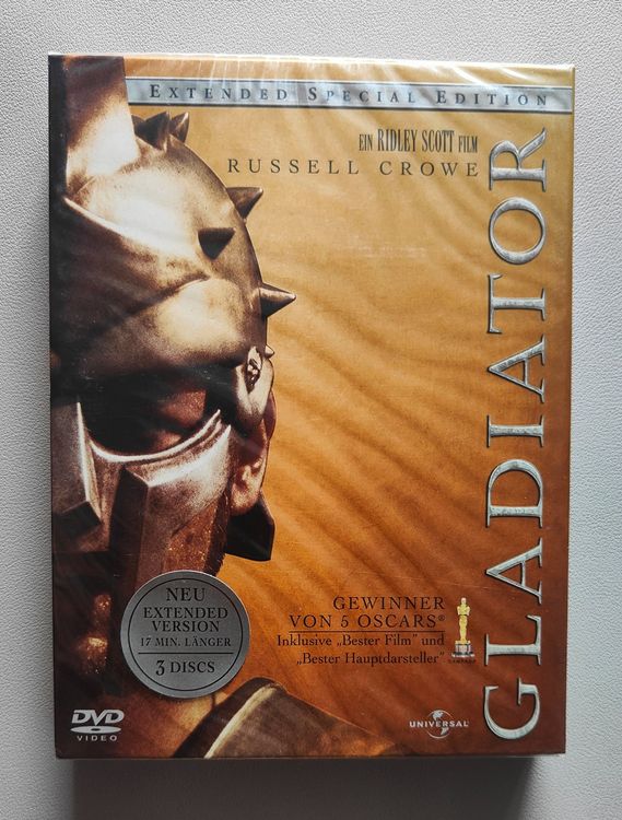 Gladiator DVD Extended Special Edition 3 DVDs NEU / SEALED (Neu und originalverpackt) in Bern ...