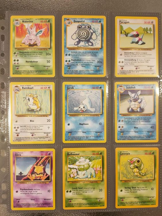 Pokemon - Base Set komplett -102/102 Turtok Glurak Bisaflor (D'occasion ...