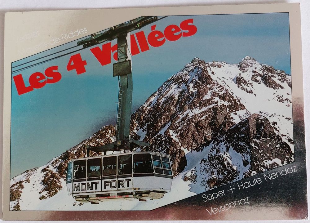 Verbier - Luftseilbahn Haute-Nendaz Mont Fort (Gebraucht) in Binningen für CHF 2.5 – mit ...