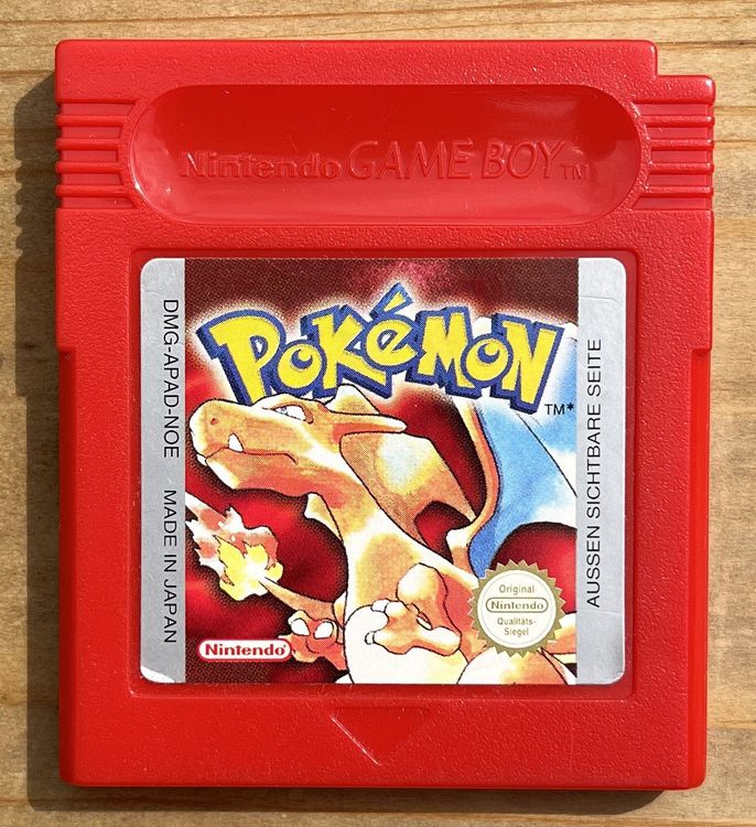 Pokémon Rot / Rote Edition Deutsch Nintendo GameBoy (Gebraucht) in ...
