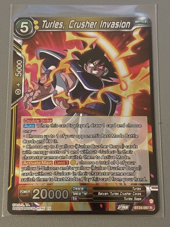 Dragon Ball Super Card Game - Turles, Crusher Invasion! (Neu (gemäss ...