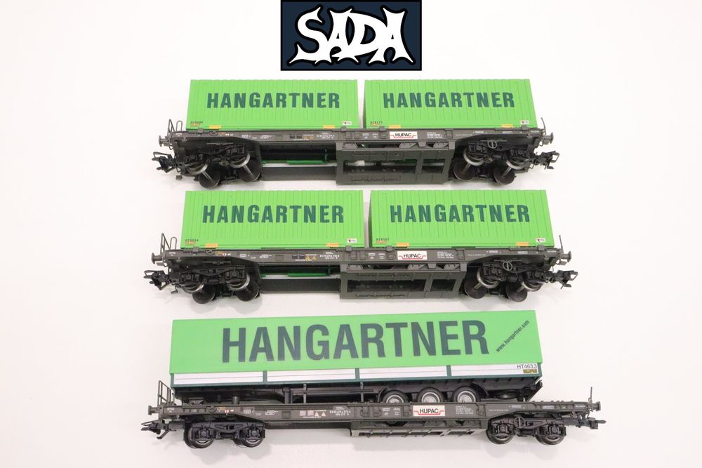 Märklin 47453 SBB Taschenwagen Set "Hangartner" AC H0 (Gebraucht) in ...