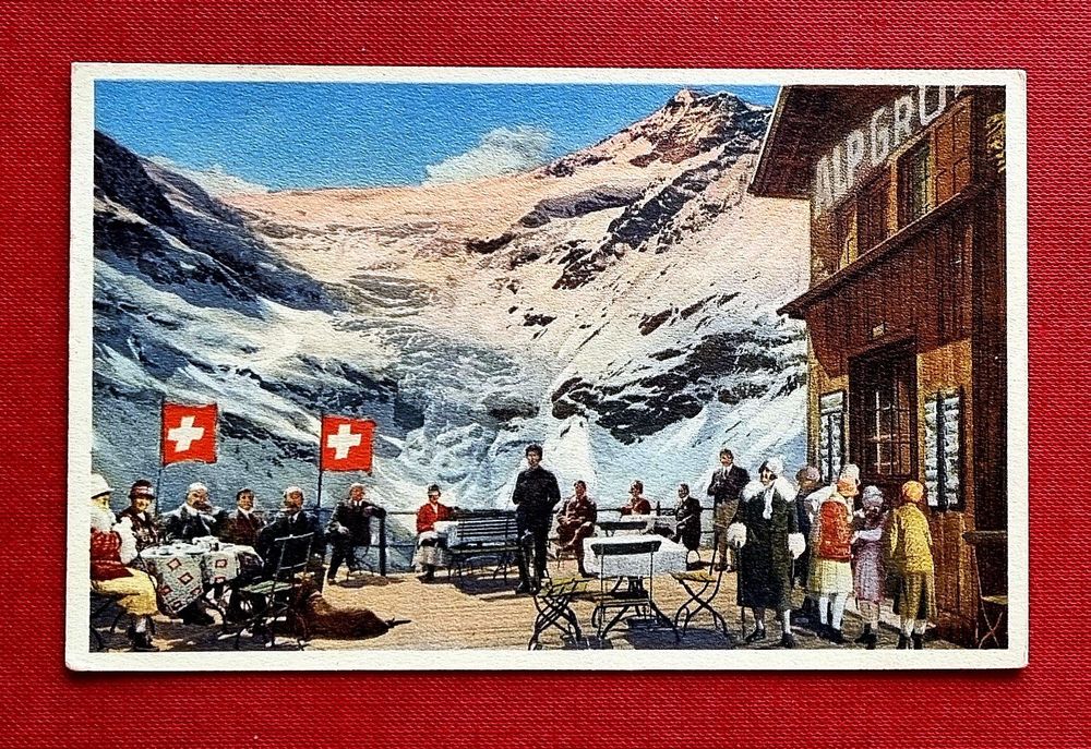 Alp Grüm - Restaurant Belvedere - Terrasse - Palü Gletscher (Gebraucht ...
