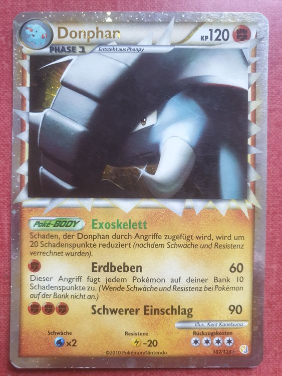 pokemon karte Donphan Prime Heartgold&Soulsilver | Kaufen auf Ricardo