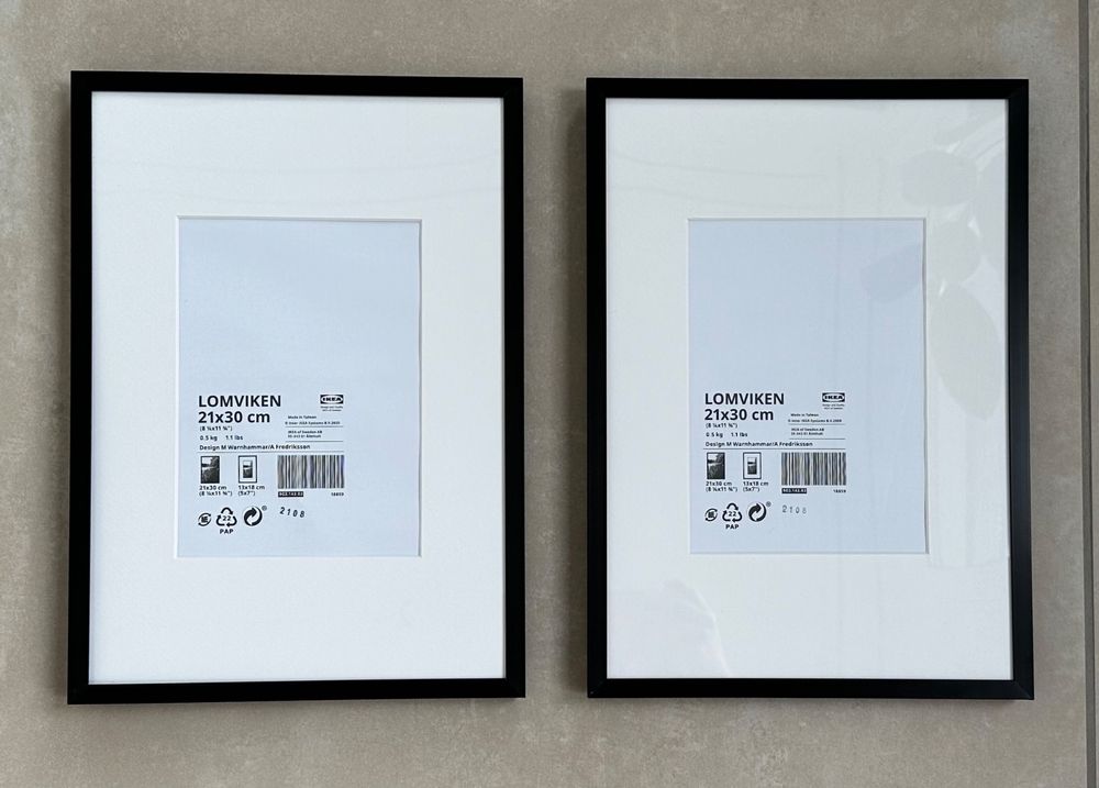 IKEA Lomviken Rahmen 21x30 cm (x2) | Kaufen auf Ricardo