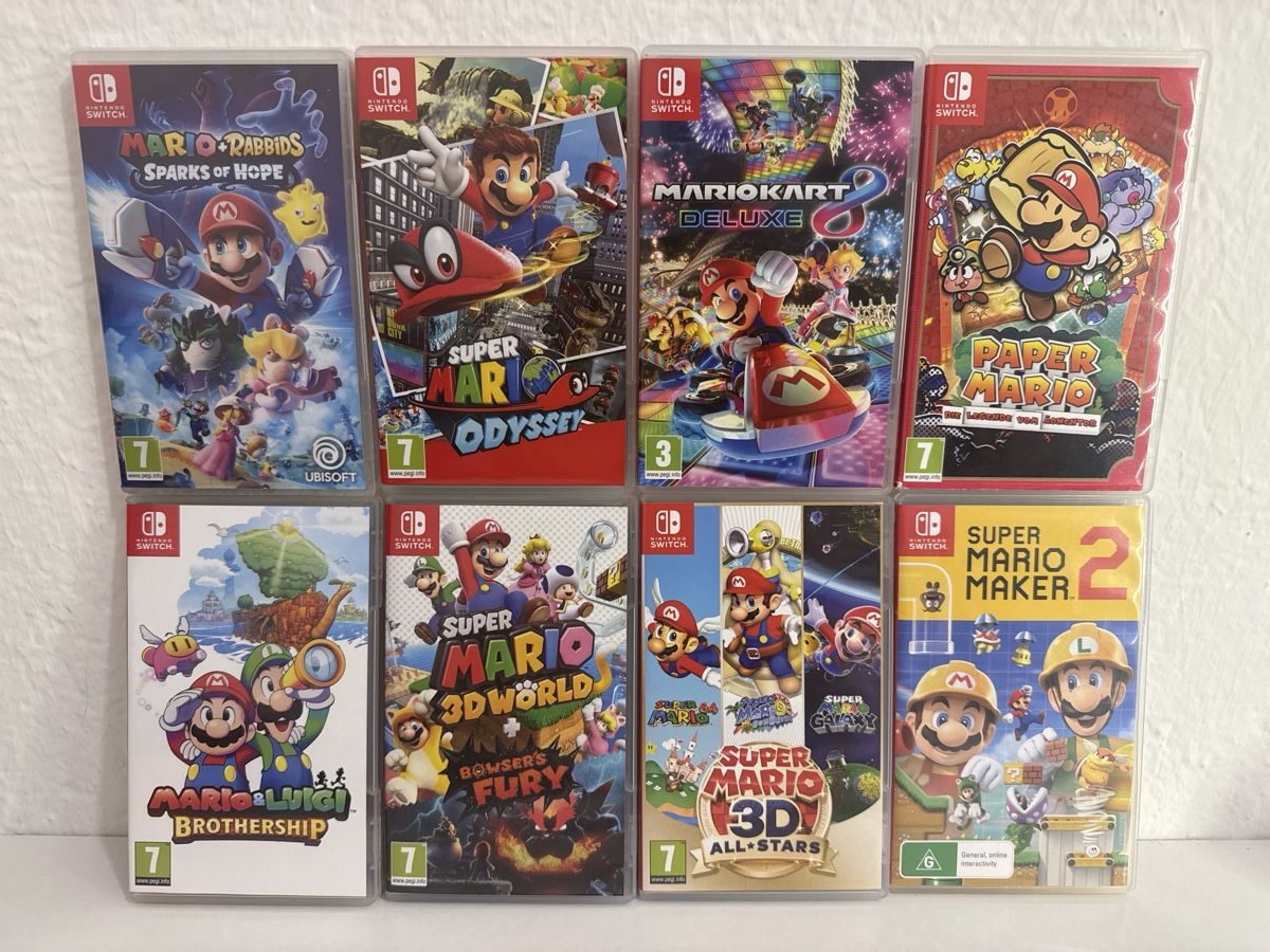 Mario Switch Games Bundle: 3D All Stars, Kart, Fury & more! (Gebraucht ...