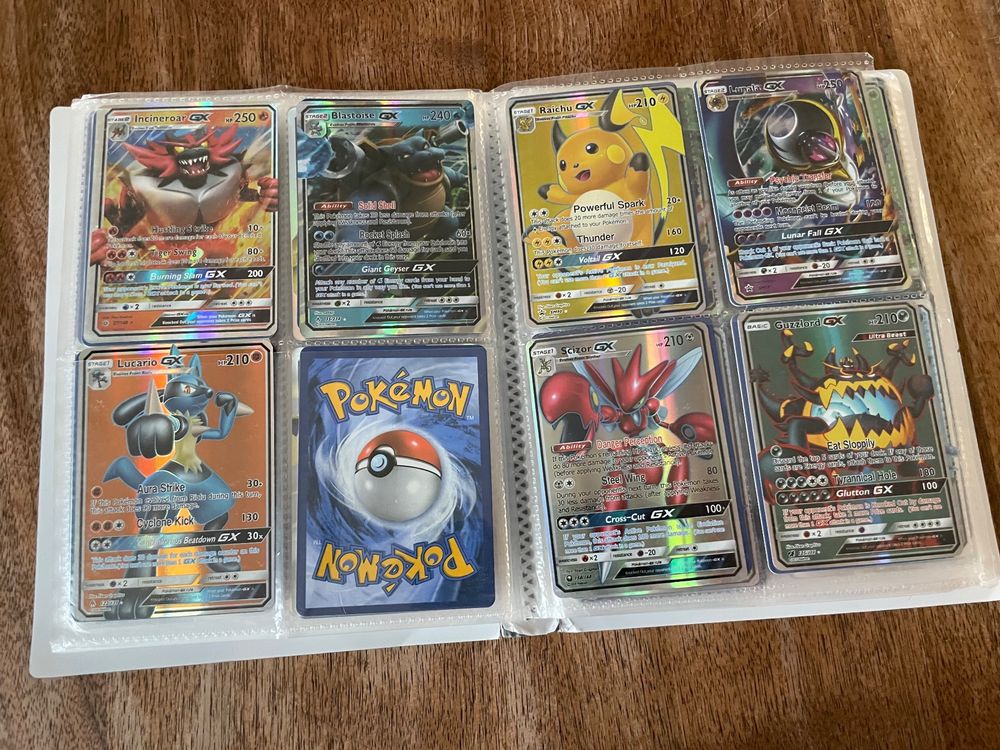 Pokémon Sammelheft mit 177 Seltene Ex und Gx Karten (Gebraucht) in für ...