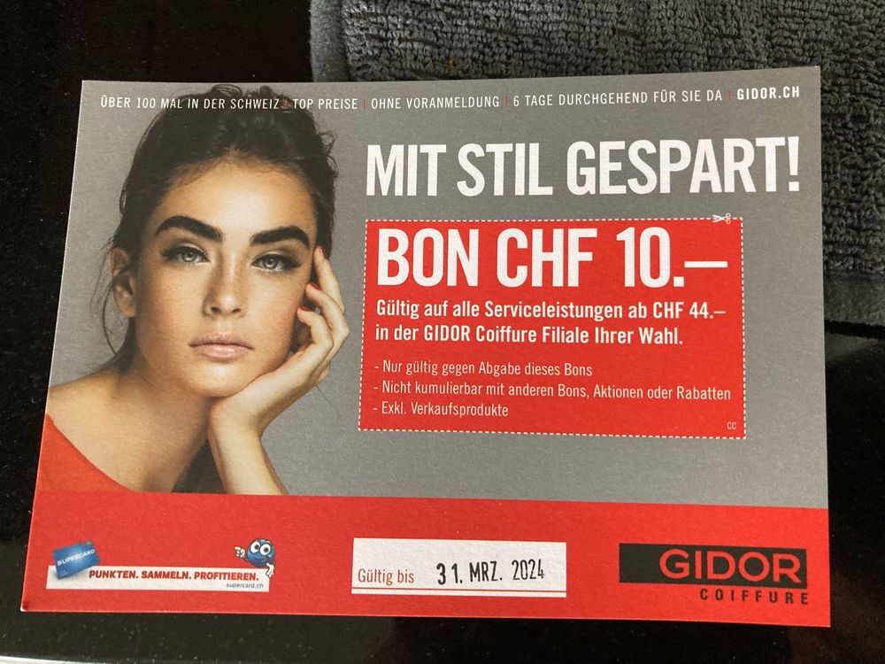 Gidor Gutschein | Kaufen auf Ricardo