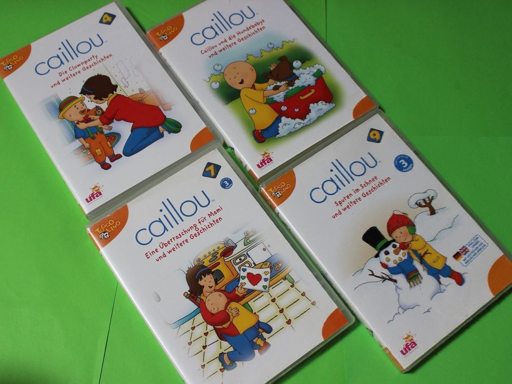 CAILLOU 4DVDs | Kaufen auf Ricardo