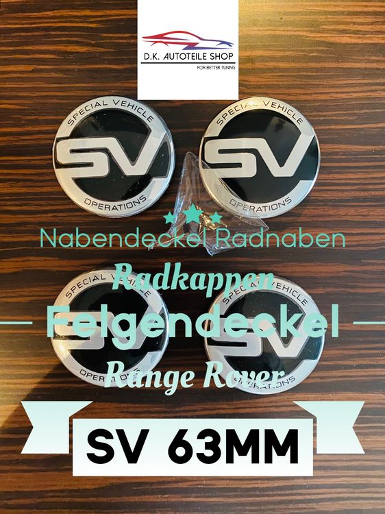 Range Rover SV 62 mm Nabendeckel Radnaben Felgendeckel NEU | Kaufen auf Ricardo