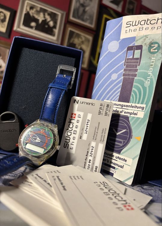 SWATCH “ THE BEEP” Pager. Original 90-er Sammlerwatch! (Gebraucht) in ...