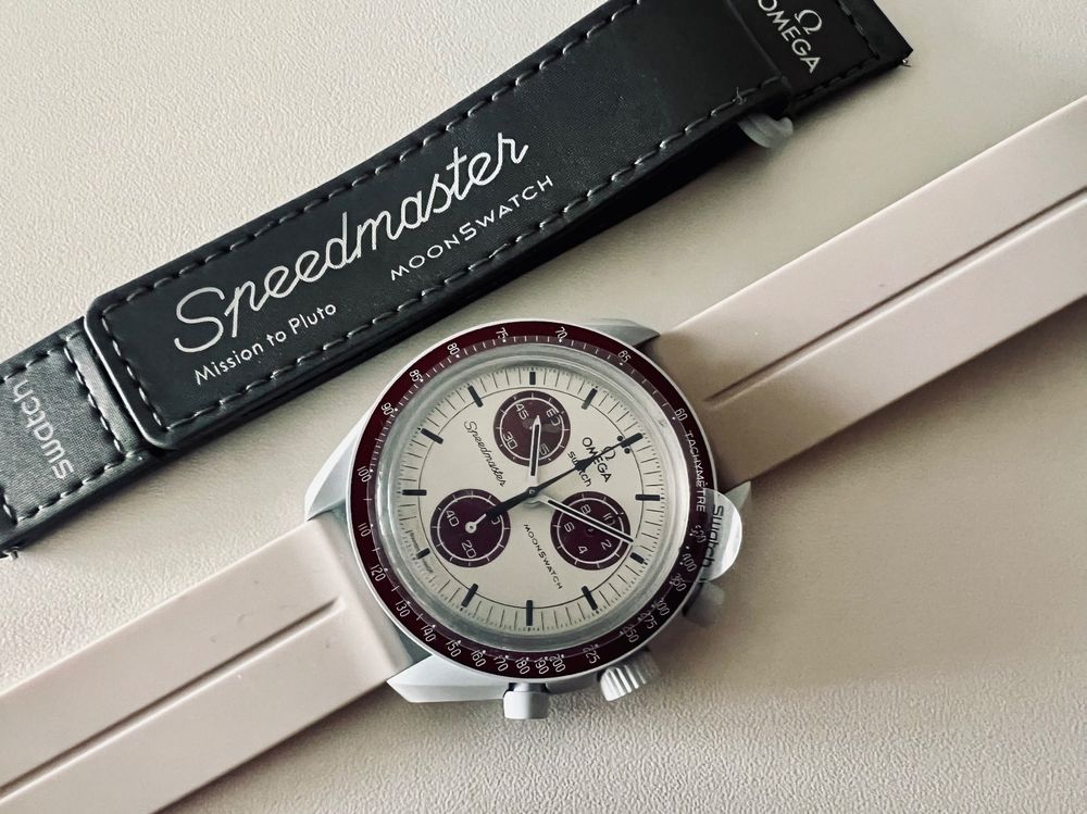 OMEGA x SWATCH Mission to Pluto “Desert”, NO box & papers (Neu (gemäss Beschreibung)) in Le Mont ...