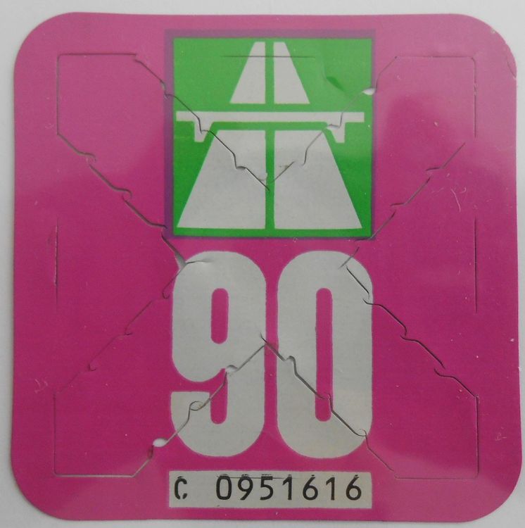 Vignette 1990 Autobahnvignette 90 gebraucht (Gebraucht) in für CHF 29 – mit Lieferung auf ...