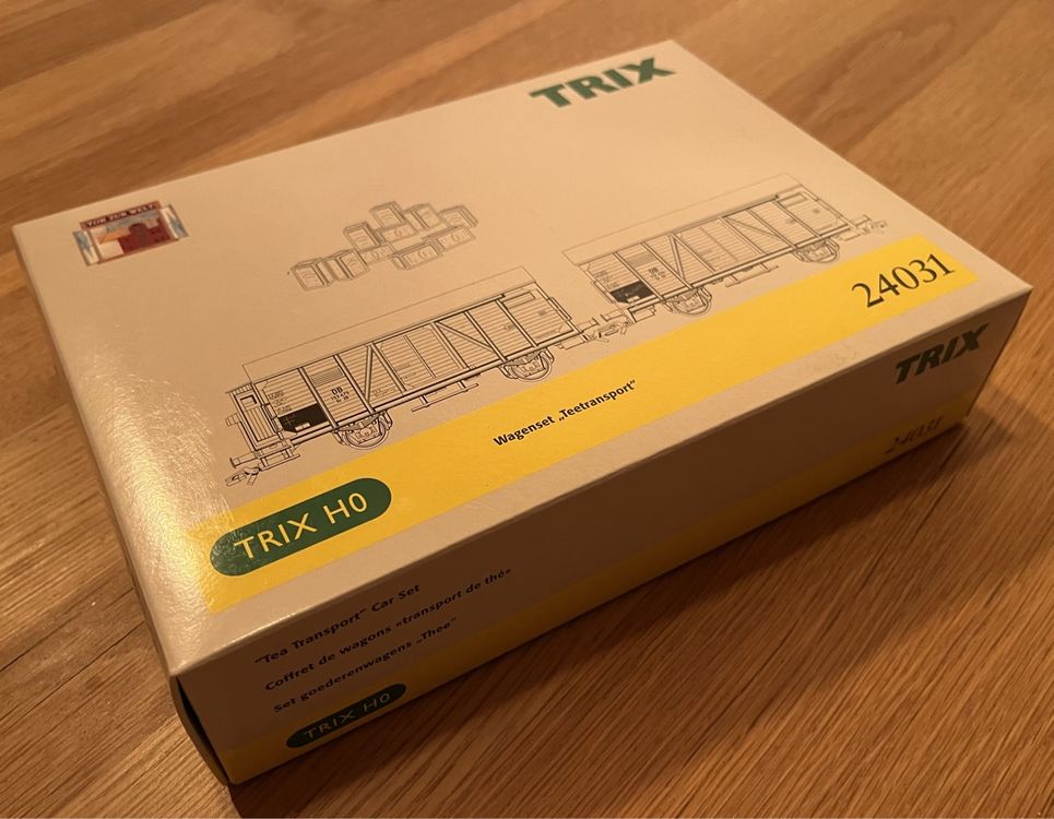 Trix 24031 Tee Tea Transport Güterwagen Set H0 (Neu (gemäss ...