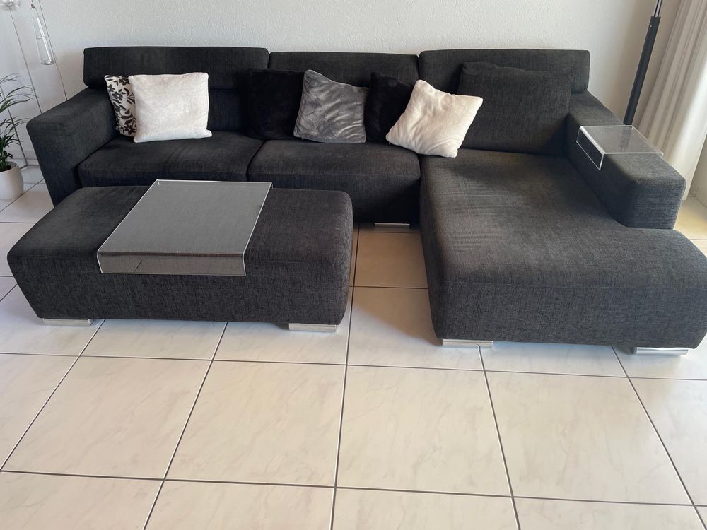 Sofa mit Hocker (Gebraucht) in Mühlethurnen für CHF 550 – nur Abholung ...