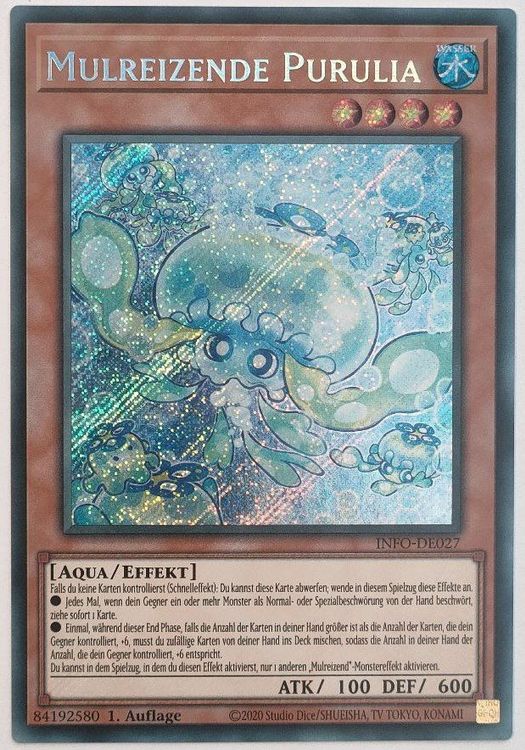 Yu-Gi-Oh!, Mulreizende Purulia, INFO (Secret Rare) (Gebraucht) in ...