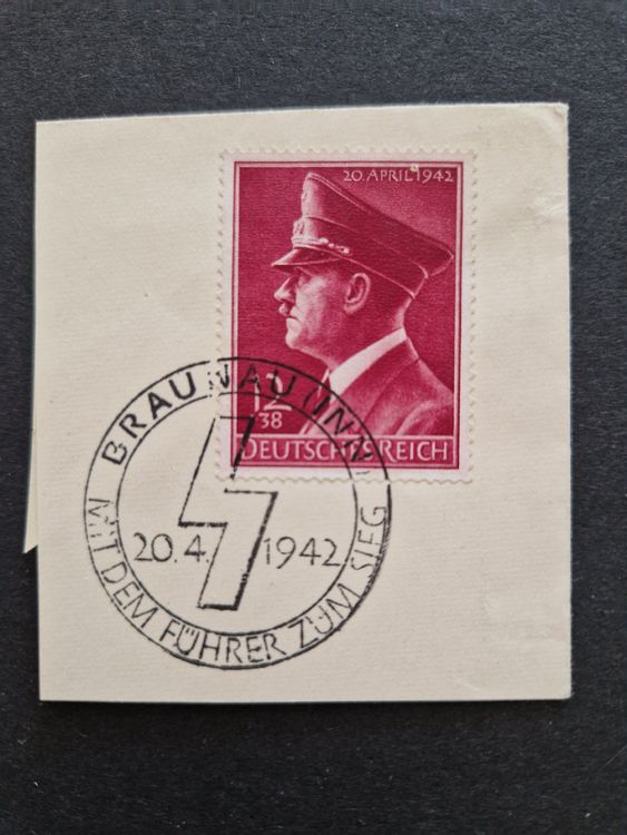 Adolf Hitler, DR Briefmarke mit ganzem Stempel, top Zustand (Gebraucht) in St. Gallen für CHF 2. ...
