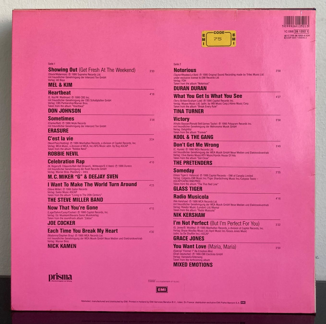 Various🔸Formel Eins - Die Zehnte *1986* Europop (Neu (gemäss ...