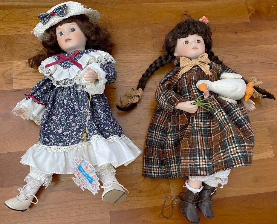 2 Porzellanpuppen u.a The Promenade Collection (Gebraucht) in THERWIL ...