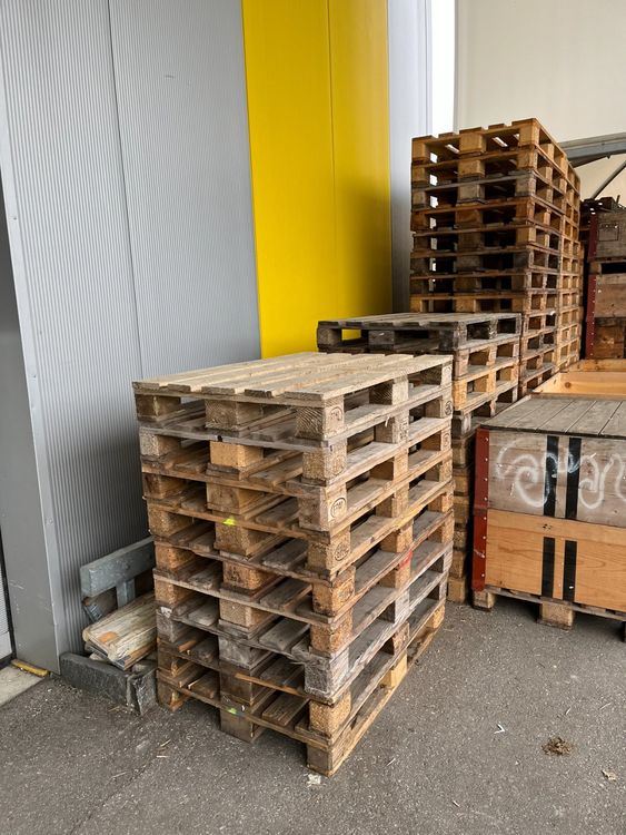 Europaletten EPAL günstig abzugeben einzeln oder alle (Gebraucht) in Däniken SO für CHF 10 – nur ...
