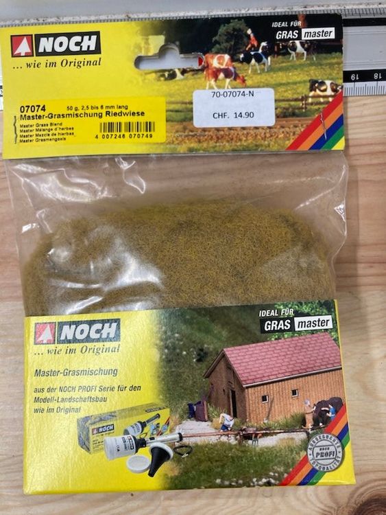 Noch 07074 Master-Grasmischung Riedwiese 50 g 2,5-6 mm lang (Neu und ...