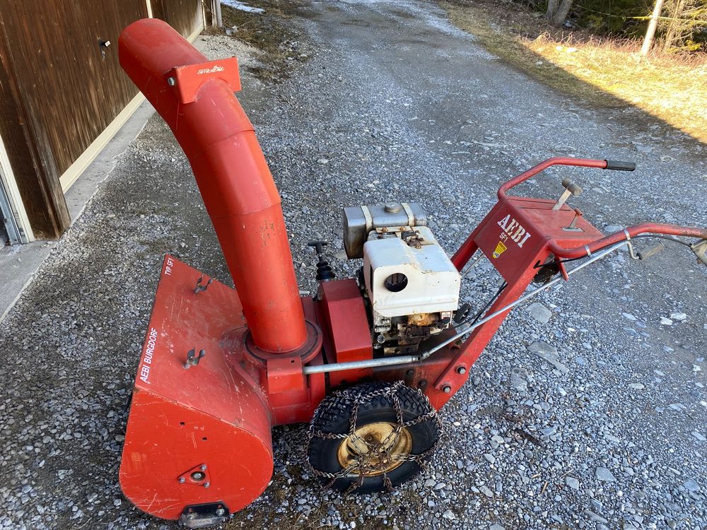 Aebi SF1 Schneefräse (D'occasion) à Feutersoey pour CHF 200 – retrait ...