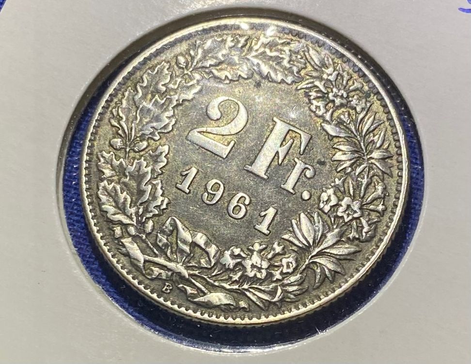 Schweiz 2.- Franken 1961 | Kaufen auf Ricardo