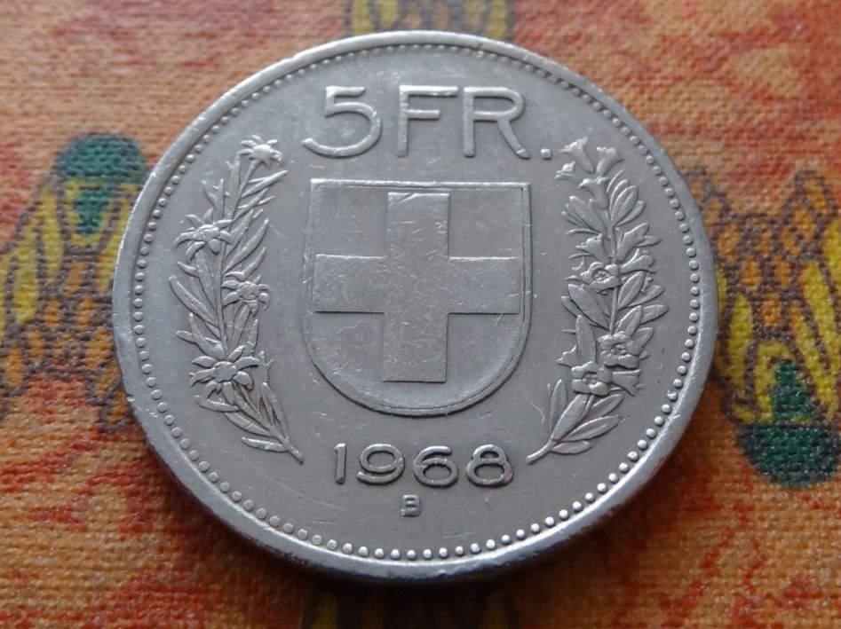 5 Fr. 1968 (Gebraucht) in Romanel-sur-Lausanne für CHF 6 – mit ...