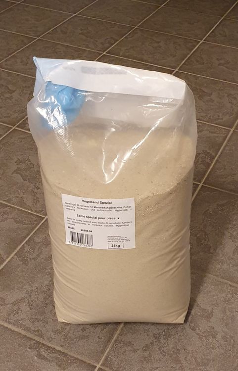 Vogelsand 25 kg | Kaufen auf Ricardo