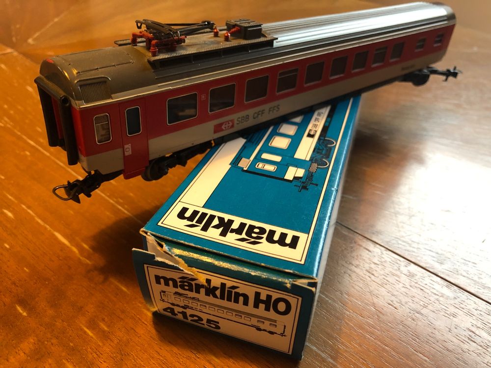 Märklin HO SBB D-Zug Speisewagen (Art 4125) mit OVP 1/2 | Kaufen auf Ricardo