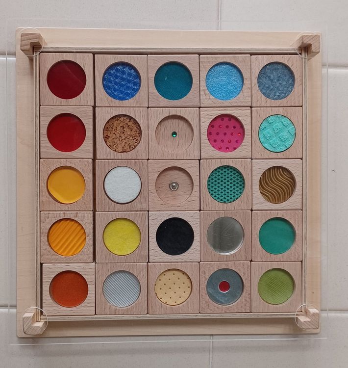 Holz-, Kunst-, Fühl-, MEMORY, Spiel, Design, Deco,Handarbeit (Neu ...