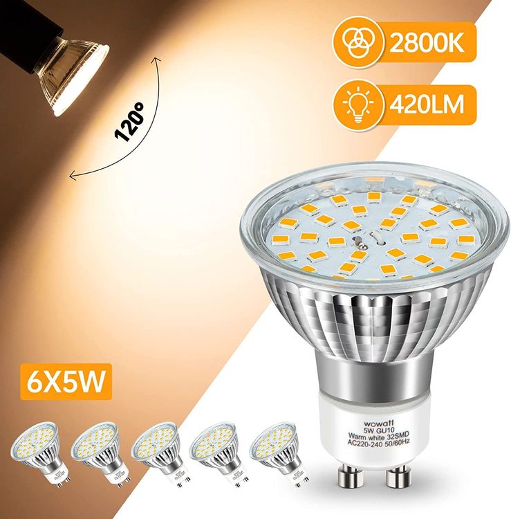 LED Strahler Deckenleuchte 6 Flammig Inkl. 6x 5W Spots GU10 (Neu und ...