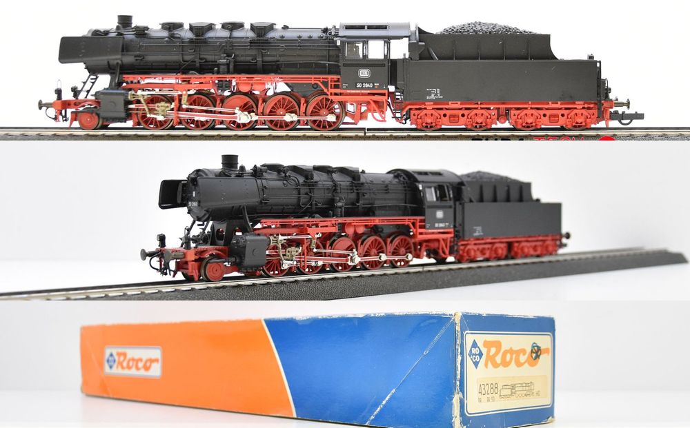 Roco 43288 Dampflok BR 50 DB H0 GS Analog mit OVP (Gebraucht) in für ...