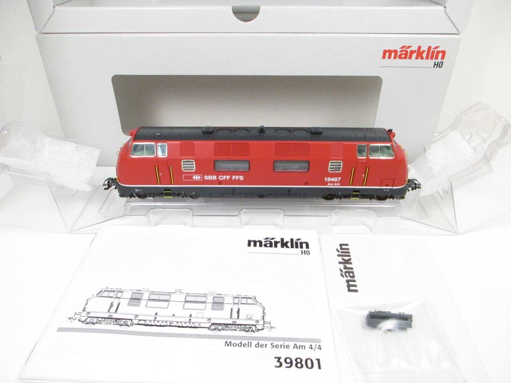 Märklin H0 39801 SBB Diesellok Am 4/4 mfx Sound (Neu (gemäss ...